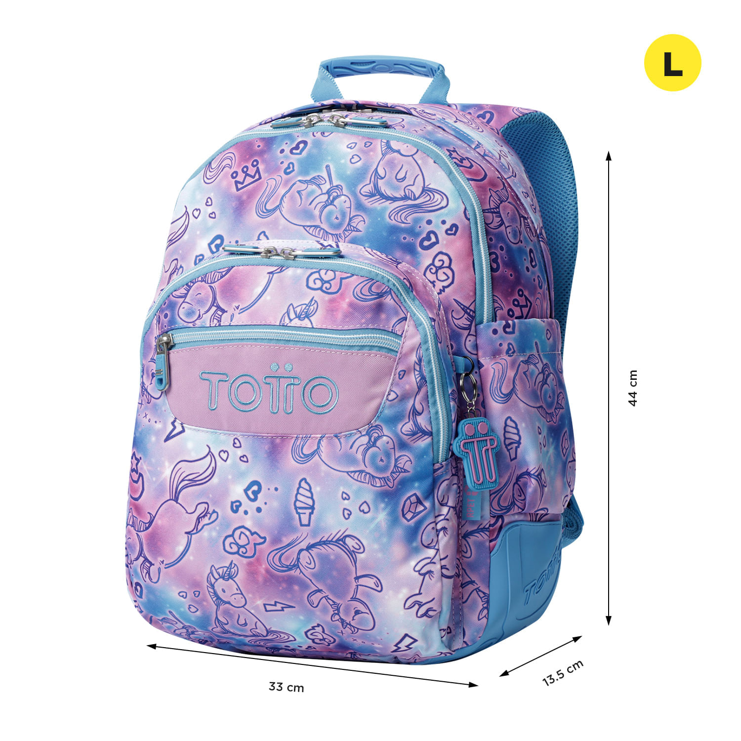 Morral Juvenil Porta PC 14" Rayol Morado